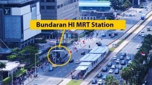 Bundaran HI MRT Station in Jakarta